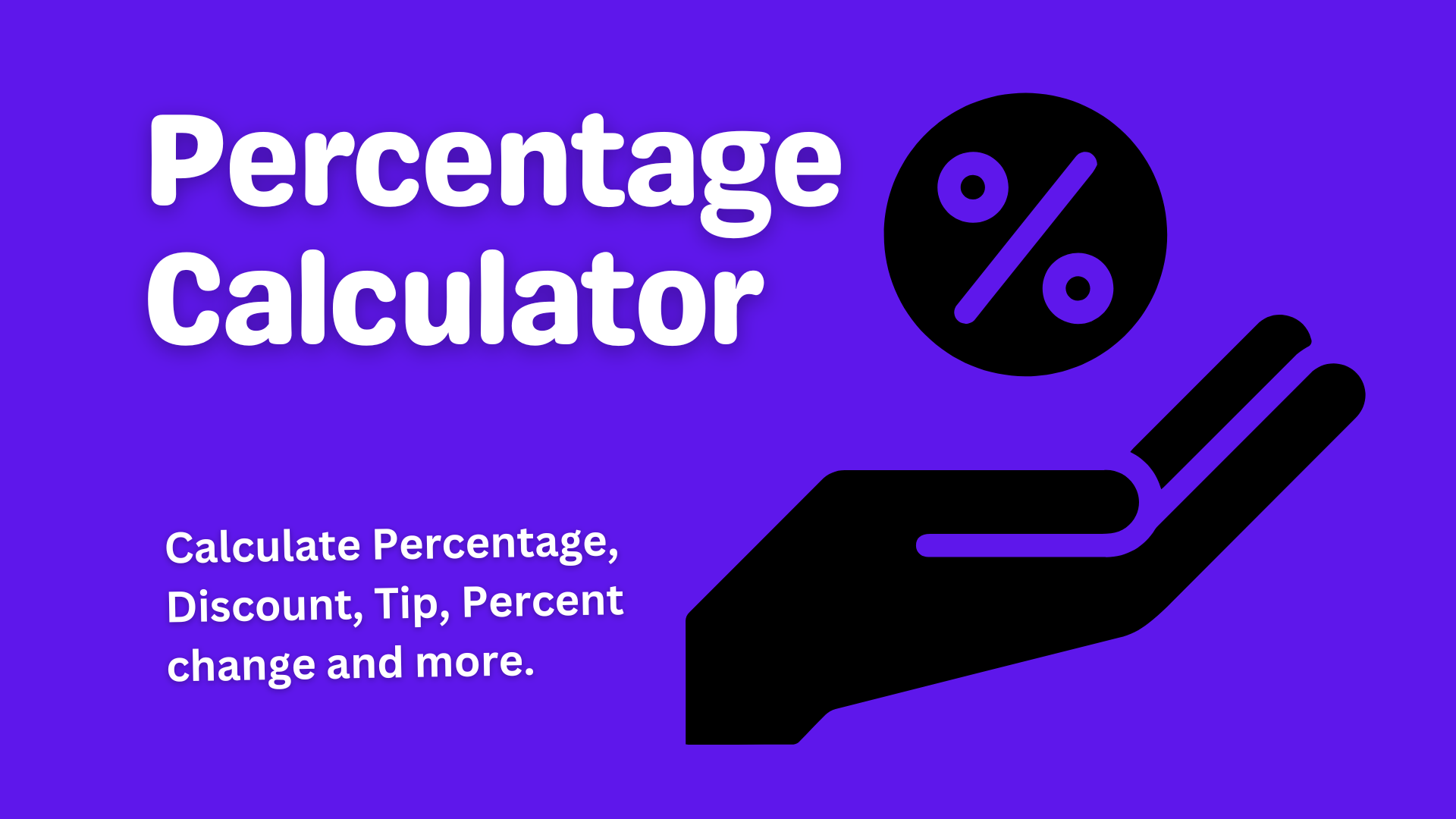 Percentage Calculator - TechClickPlus